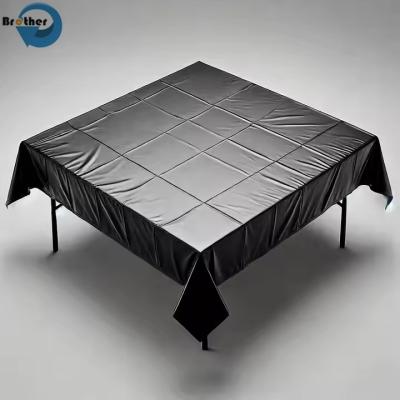 China Custom Printed Disposable Plastic Tablecloths: PE Material, Perfect for Events, Pack of 20, Eco-Friendly, Easy-Clean for sale