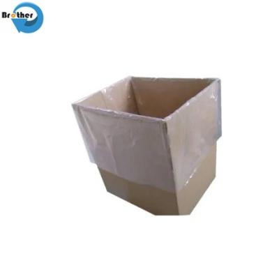 China Large Litter Bin Heavy Duty Clear Box Carton PE Plastic Liner Contractor Bags for sale
