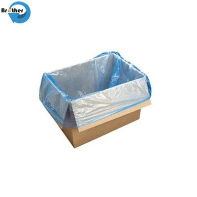 China Custom HDPE LDPE Box Carton Square Bottom Dust Liner Plastic Bag for sale