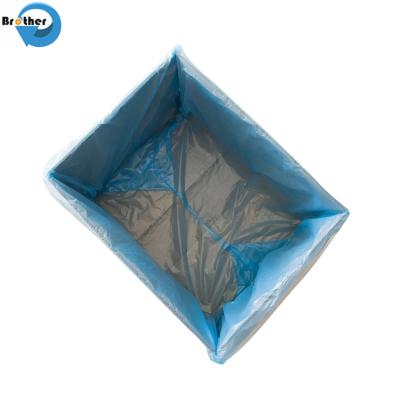 China Custom Size Clear/Back Plastic LDPE Pallet Cover Bin Liner Box Liner Bag in Box Reusable Grocery Box Bags for sale