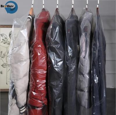 China Disposable Clear Garment Bags for Dress Dust Cover for sale