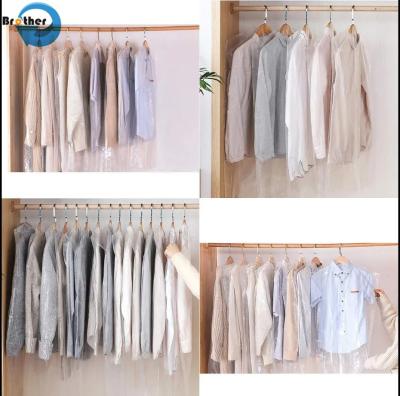 China Manufacturer Clear Poly Dry Cleaning Bags and Clear Plastic Garment Bags on Rolls for sale