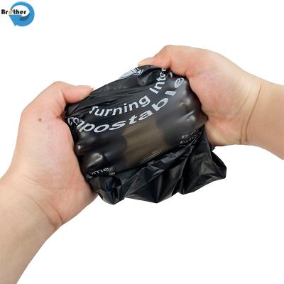 China Pet Poop Waste Bag Biodegradable Compostable Dog Poop Bag Cat Poop Bag for sale