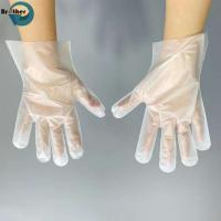 China Compostable Gloves Package Pla Biodegradable Disposable Tableware Food Grade Gloves for sale