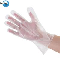 China Compostable Gloves Package Pla Biodegradable Disposable Tableware Food Grade Gloves for sale