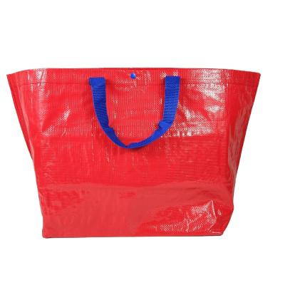 Cina Customised folding reusable fashion pp woven full printing laminated shopping bag in vendita