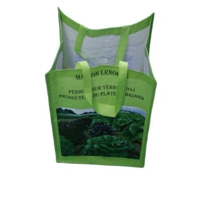 Cina Recycled Laminated Non Woven Promotional PP Woven Shopping Bag in vendita