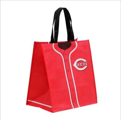 Cina Wholesale Cheap Eco Reusable Laminated Folding Foldable Promotional Woven Shopping in vendita