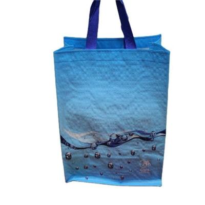 Cina Wholesale Cheap Eco Reusable Laminated Folding Foldable Promotional Woven Shopping in vendita