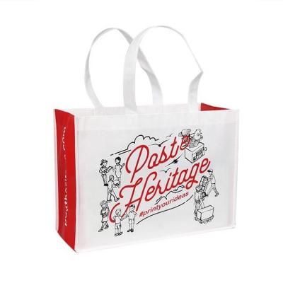 Cina Promotional Durable Laminated Foldable PP Woven Grocery Shopping Bag in vendita