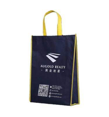 Cina Supermarket Reusable Recyclable Shopping Gift Promotional Laminated PP Woven Bag in vendita