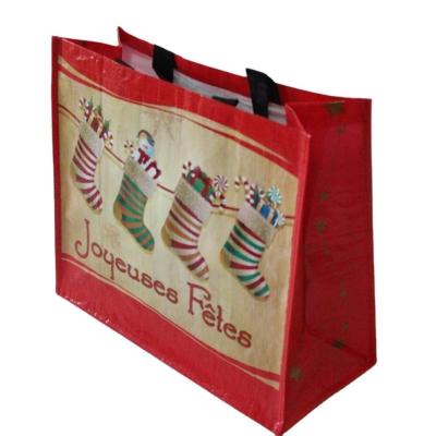 Cina PP Woven Eco Packaging Die Cut Reusable Laminated Shopping Bags in vendita