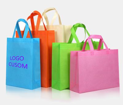 China Promotional Shopping Tote Fabric Polypropylene Laminated PP Non Woven Bag for sale