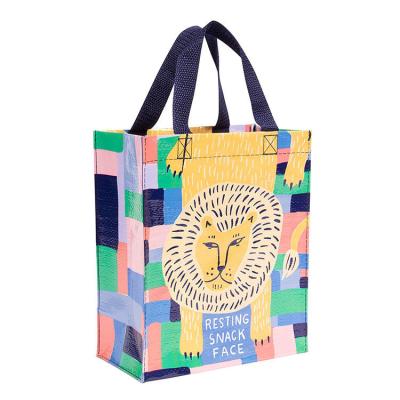 Cina Reusable Promotional PP Woven Zipper Tote Shopping Bag in vendita