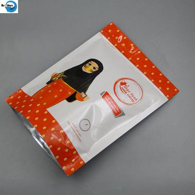 China Rice flexible packaging bag with plastic handle for sale