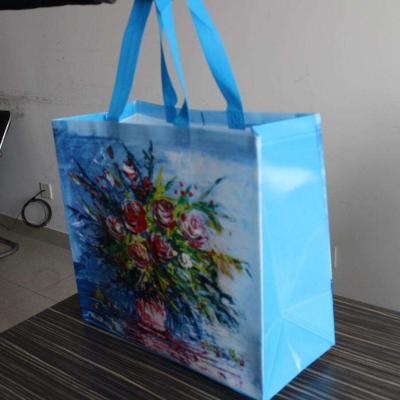 Cina 100% Recycled PP-Woven Polypropylene Laminated Shopping Bag in vendita