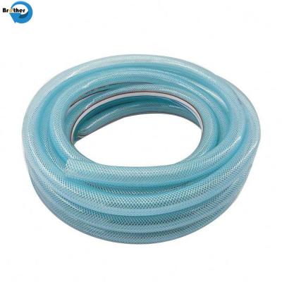 Cina High Pressure PVC Water Hose Flexible Pipe Plastic Tubes Colorful PVC Braided Fiber Reinforced Net Hose in vendita