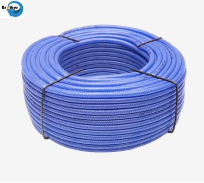 Cina High Pressure PVC Water Hose Flexible Pipe Plastic Tubes Colorful PVC Braided Fiber Reinforced Net Hose in vendita
