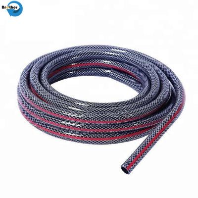 Cina High Pressure PVC Water Hose Flexible Pipe Plastic Tubes Colorful PVC Braided Fiber Reinforced Net Hose in vendita