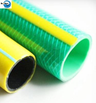 Cina 12mm 16mm 19mm 25mm Flexible Fiber Braided Reinforced PVC Garden Water Tube Pipe Hose in vendita