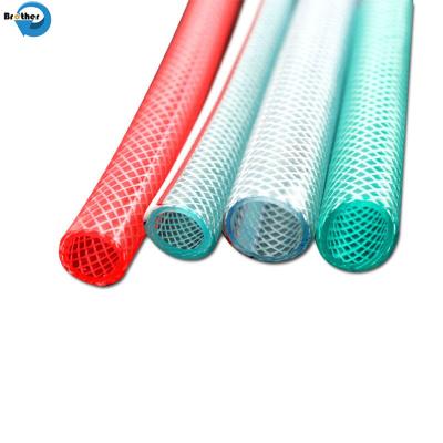 Cina Non Kink Flexible Fiber Braided Reinforced PVC Garden Water Tube Pipe Hose for Irrigation in vendita