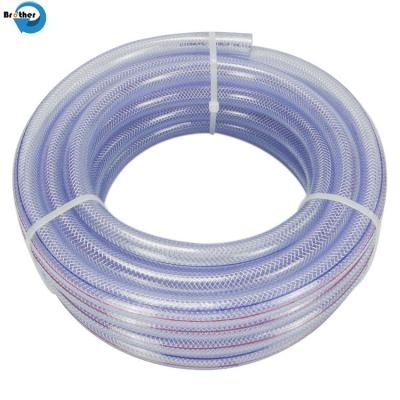 Cina Non Kink Flexible Fiber Braided Reinforced PVC Garden Water Tube Pipe Hose for Irrigation in vendita