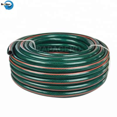 Cina 12mm 16mm 19mm 25mm Flexible Fiber Braided Reinforced PVC Garden Water Tube Pipe Hose in vendita