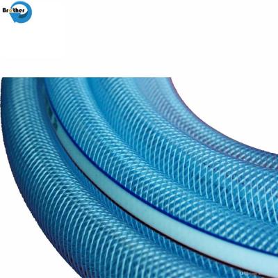 Cina Clear Plastic Vinyl Tubing Fiber Reinforced Braided PVC Tube Pipe Hose for Water Transfer in vendita