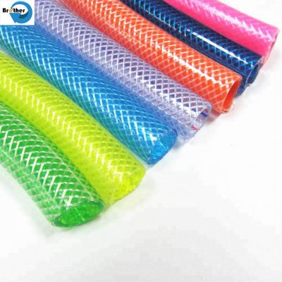 Cina Direct factory good quality colorful pvc high pressure reinforced fiber hose in vendita