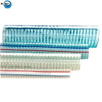 Cina Transparent/Clear Food Grade PVC Steel Wire Reinforced Suction Hose in vendita