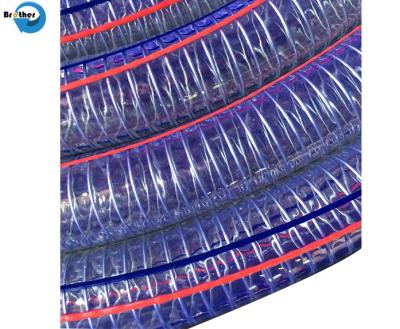 China Industrial PVC Spiral Steel Wire Reinforced Water/Air/Rubber/Suction/Garden Hoses en venta