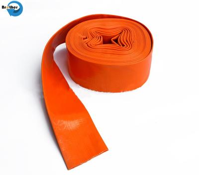 Cina High Pressure Best Quality SGS Farmland Drainge Soft Flexible Durable PVC Layflat Hose in vendita