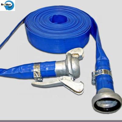 Cina High Pressure Best Quality SGS Farmland Drainge Soft Flexible Durable PVC Layflat Hose in vendita