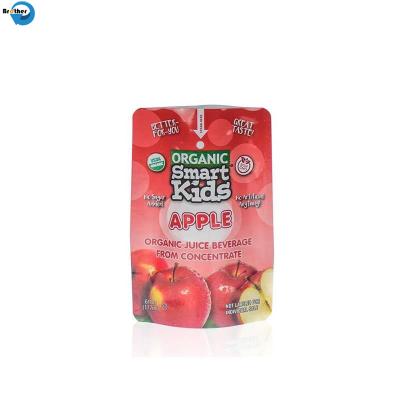 중국 Customized Cheese Milk Flexible Plastic Water Bags Colorful Printing Spout Packaging 판매용
