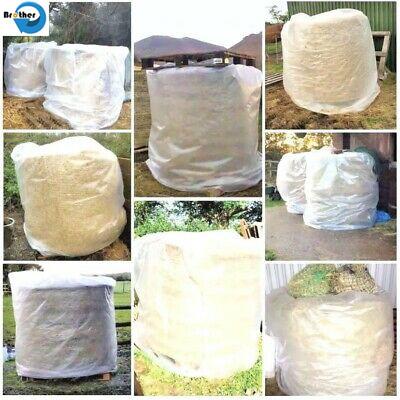Cina Mini Round Hay Bale Wrapper for Sale,Wear Resisting Hay Bale Sleeves Woven Polypropylene Cloth BOPP Film in vendita