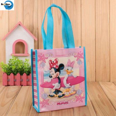 China Promotional Shopping Tote Fabric Polypropylene Laminated PP Non Woven Bag for sale