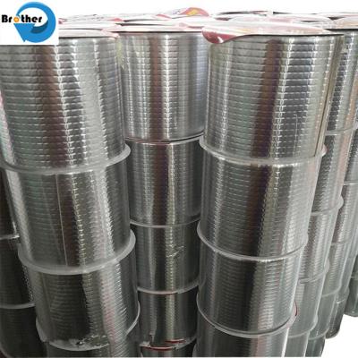 Cina Self Adhesive Vinyl Aluminum Foil Butyl Waterproof Rubber Tape for Fix Roof in vendita
