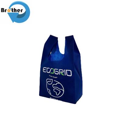 Cina Hot-Sale Price Reusable Eco-Friendly Customizable U-Shaped Non Woven Fabric Bag PP Nonwoven Shopping Bag Packing Bag in vendita