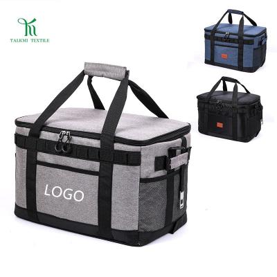 China 42L Large Capacity Insulation Bag Outdoor Camping Ice Pack Foldable Storage Picnic Cooler Bag for sale