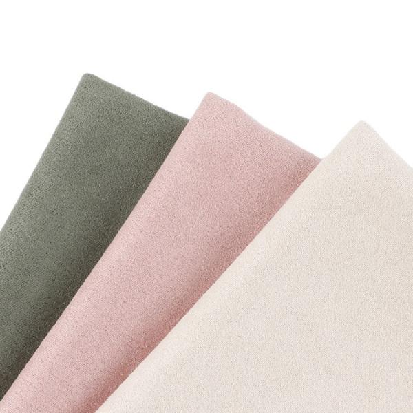 Quality Eco-Friendly Recycled Microsuede - OEKO-TEX Certified for Vegan Fashion & Home Decor for sale