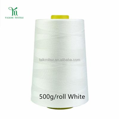 China 40S/2 20S/3 Medium Thick Polyester Thread for Luggage Clothing Flatbed Quilted Pagoda Thread 100% Polyester Raw for Weaving for sale