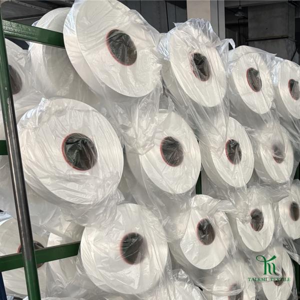 Quality Customized 100% Polyester POY FDY DTY Melange Yarn Raw Pattern for Weaving for sale