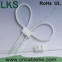 China Handcuffs type double nylon cable ties for sale
