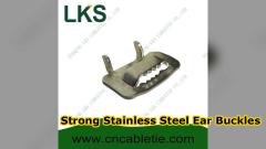 Stainless Steel Ear Lokt Buckles for Secure Fastening