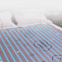 China Printing Pattern Electric Blanket Heated Throw for Alternating Current Machine Washable for sale