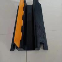 China Light Weight PVC Rubber Cable Protector Road Hump with Reflective Pattern Design for sale