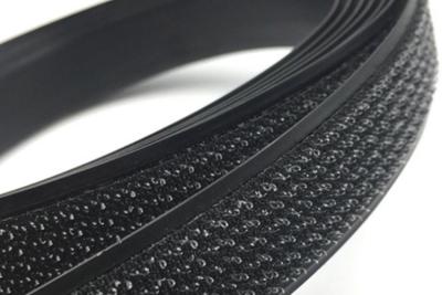 China thin plastic injection hook and loop tape for Mop and curtains  card slot fixed for sale