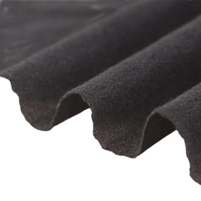 China Breathable and soft extra thin Loop fabric wide Hook and Loop tape in black and white color for sale
