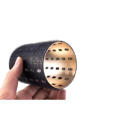 China Dansky Factory Custom Aluminum Hook and Loop Hair Rollers for Hair Styling and Curling Hot Temperature Metal Curlers for sale
