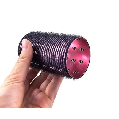 China Dansky Factory Custom Aluminum Hook and Loop Hair Rollers for Hair Styling and Curling Hot Temperature Metal Curlers for sale